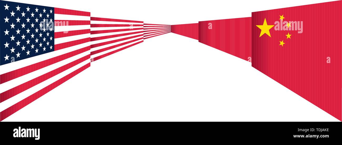 China conflict Stock Vector Images - Alamy