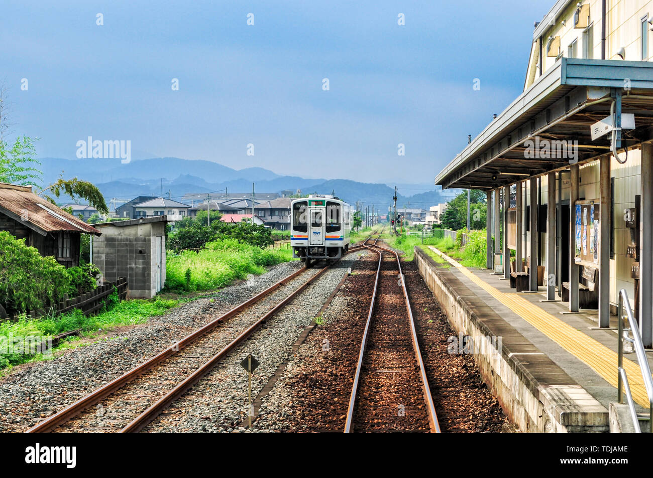 Railways in the Japanese countryside Stock Photo - Alamy