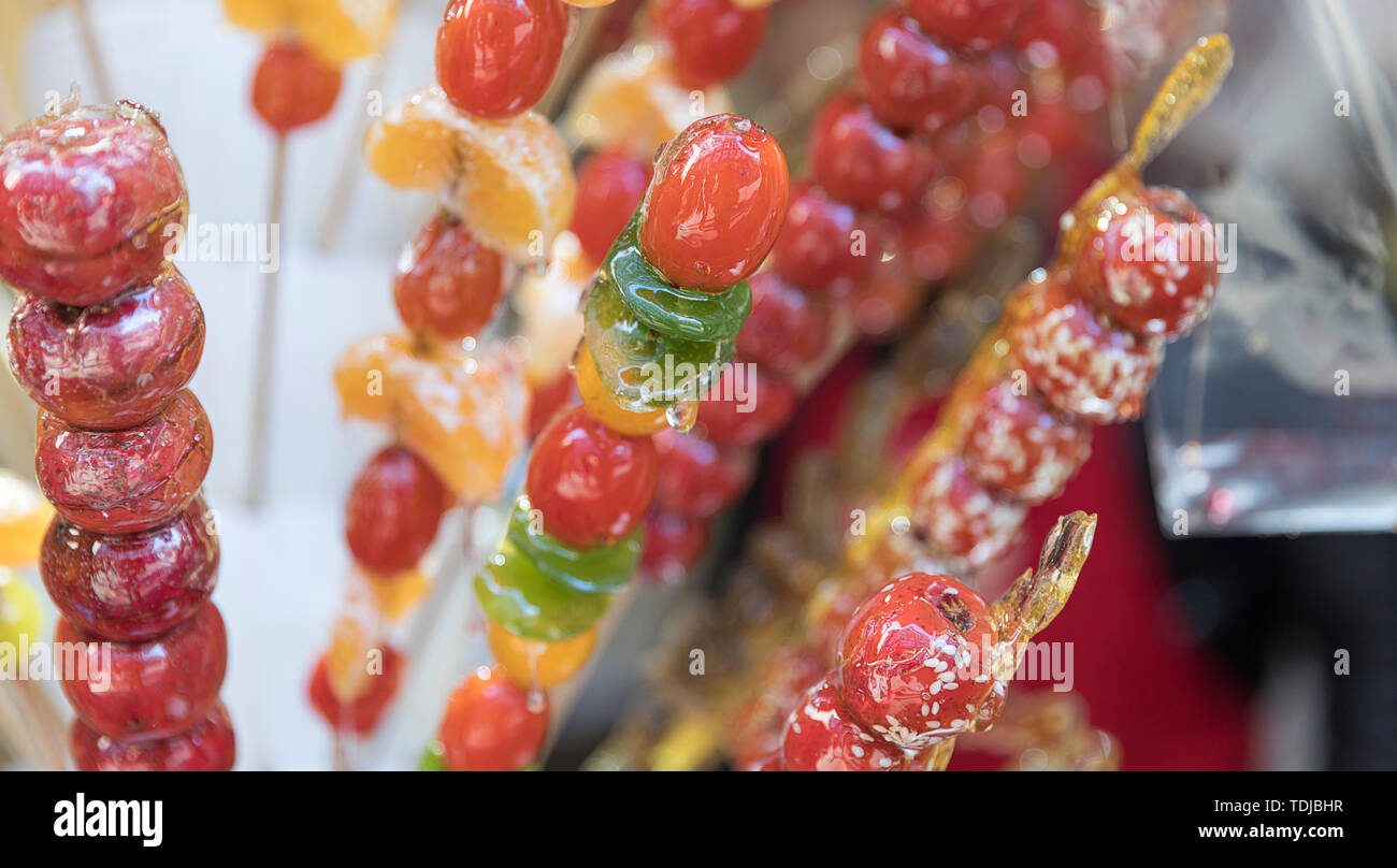 Delicious ice sugar gourd Stock Photo - Alamy