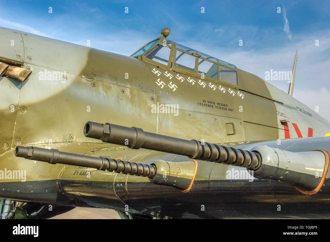 One of the two most famous World War II fighters at the Farnborough Air ...