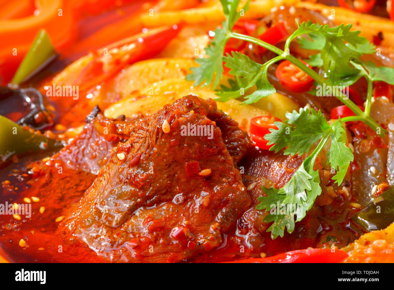 Delicious Hot Pot HD Big Picture Stock Photo - Alamy