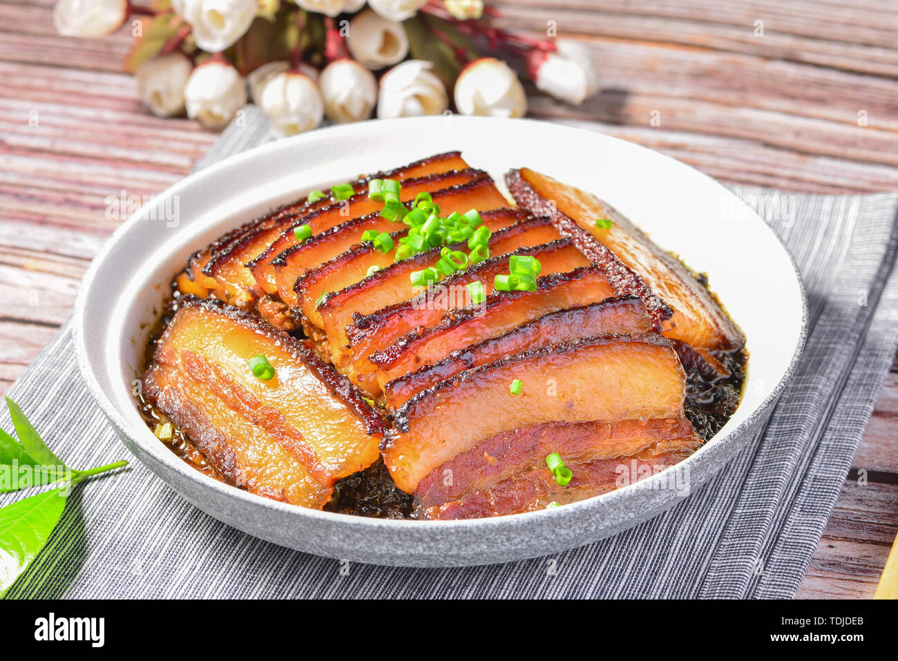 Sichuan cuisine buttoned meat HD picture Stock Photo - Alamy