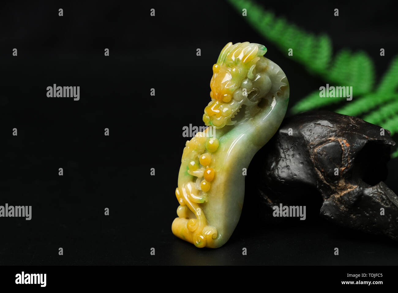 Huang jade jewellery Stock Photo - Alamy