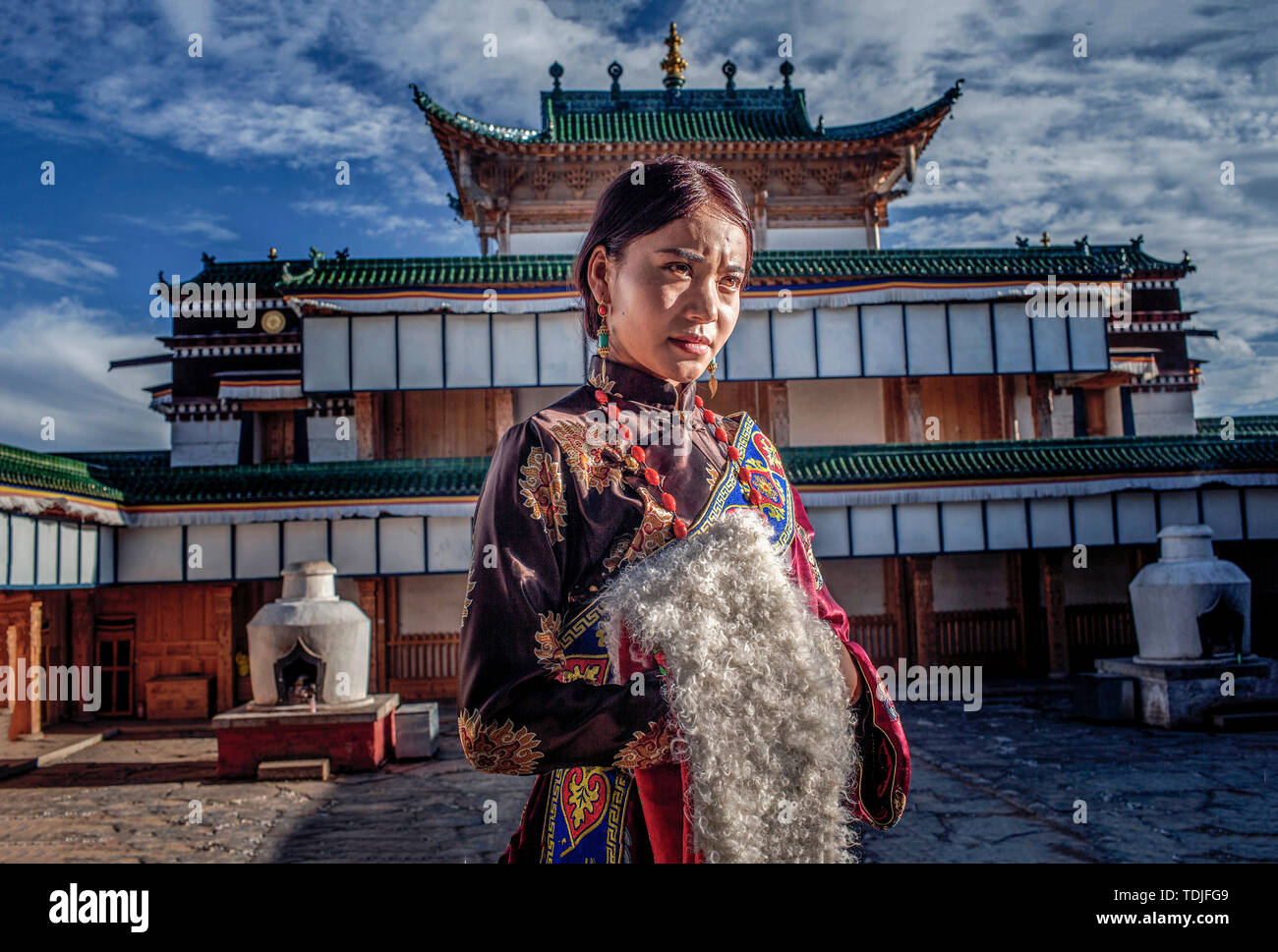 Gannan folk customs, humanistic scenery prairie monastery beautiful ...