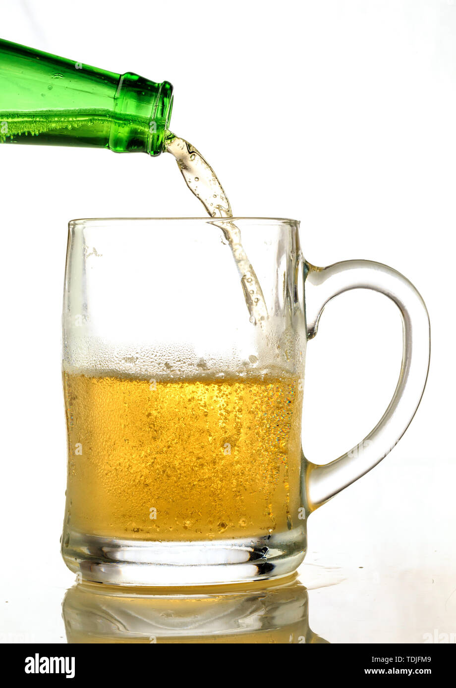 A refreshing beer Stock Photo - Alamy