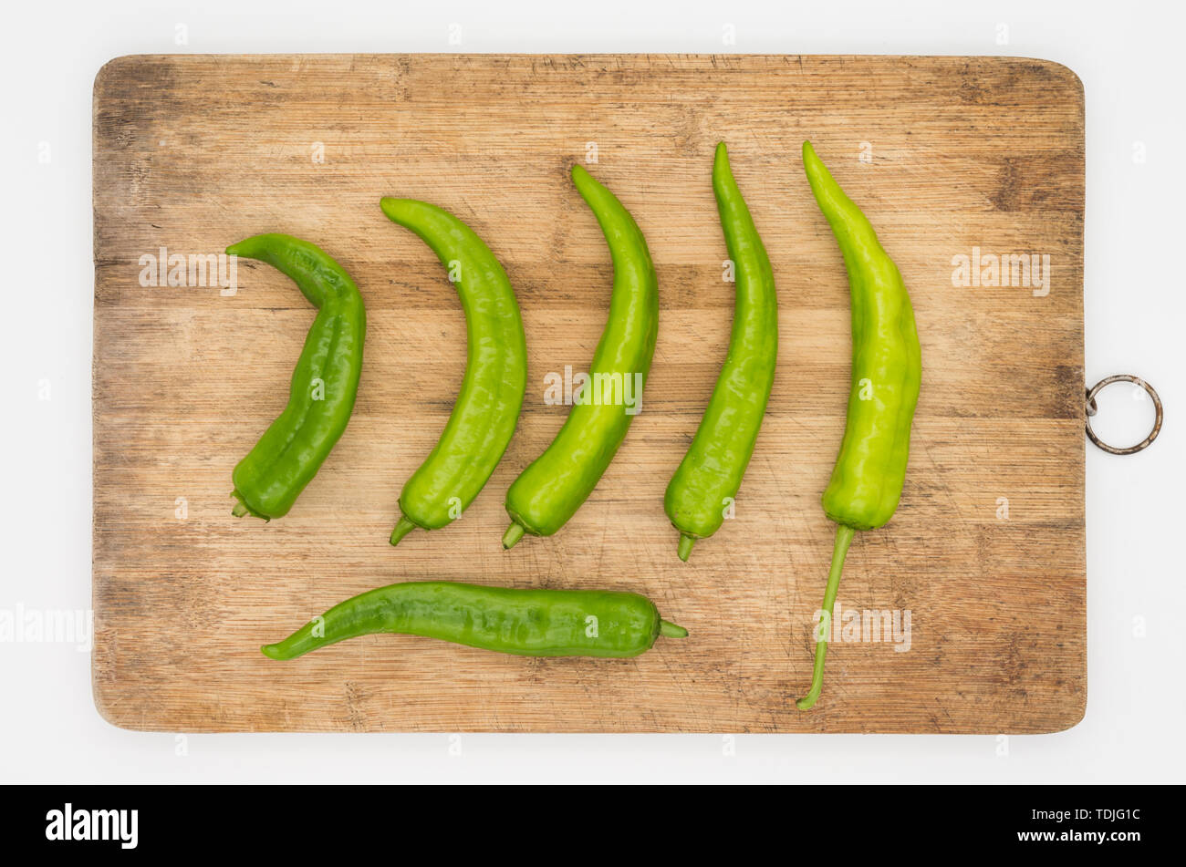 Green pepper, round pepper, Dutch pepper Stock Photo - Alamy