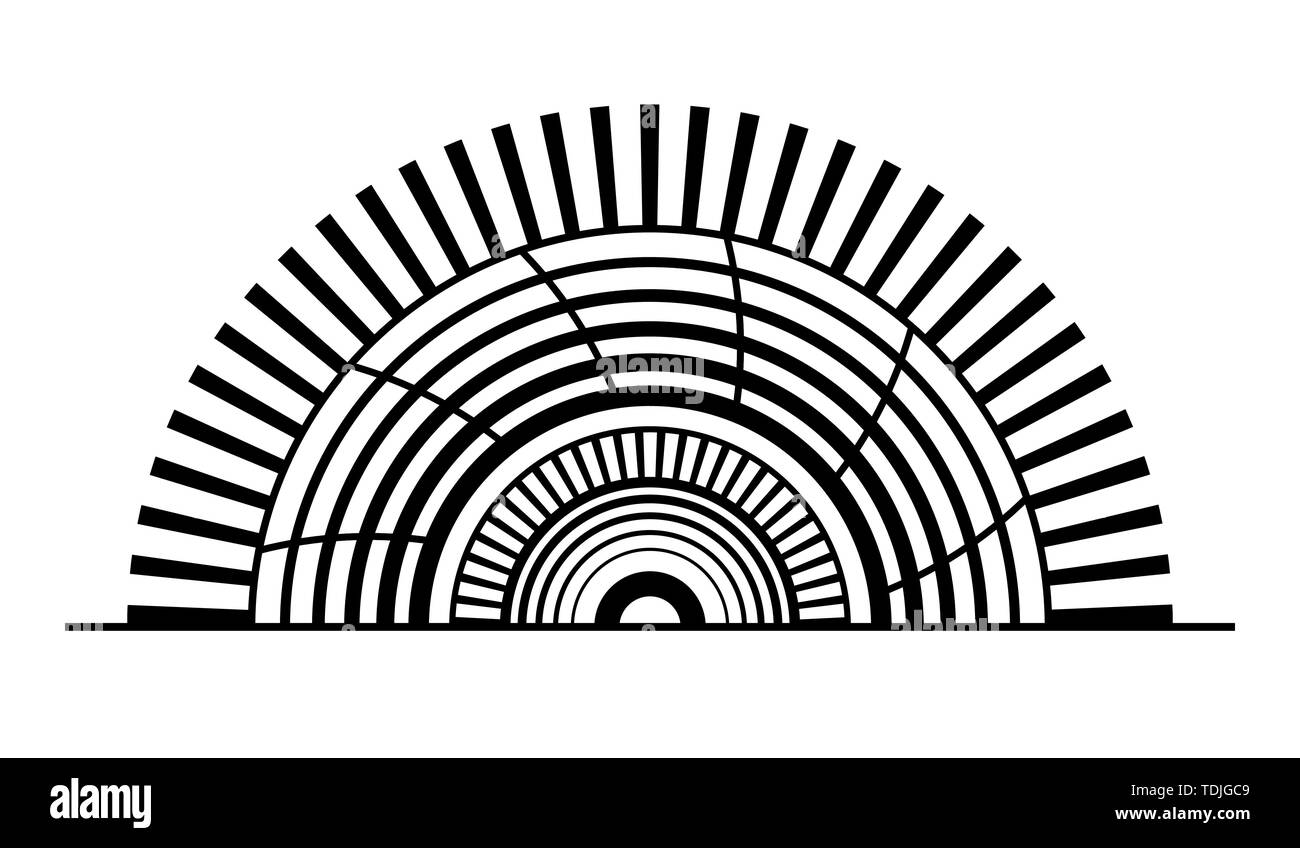 Rising sun vector vectors hi-res stock photography and images - Alamy