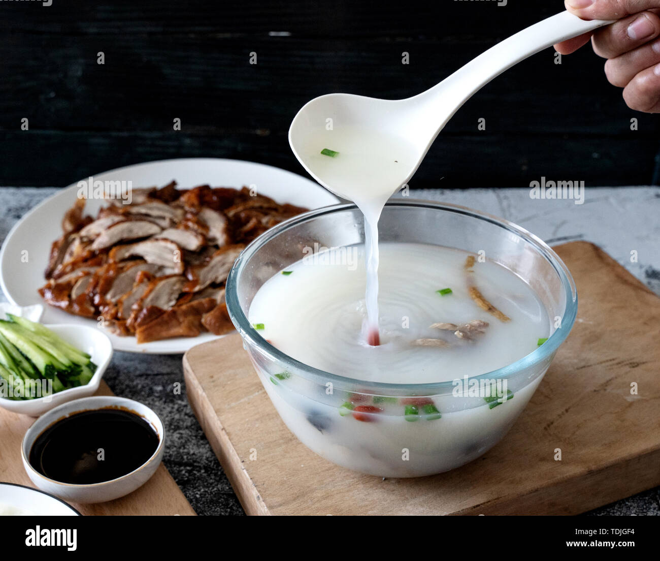 Peking Roast Duck Package Stock Photo - Alamy