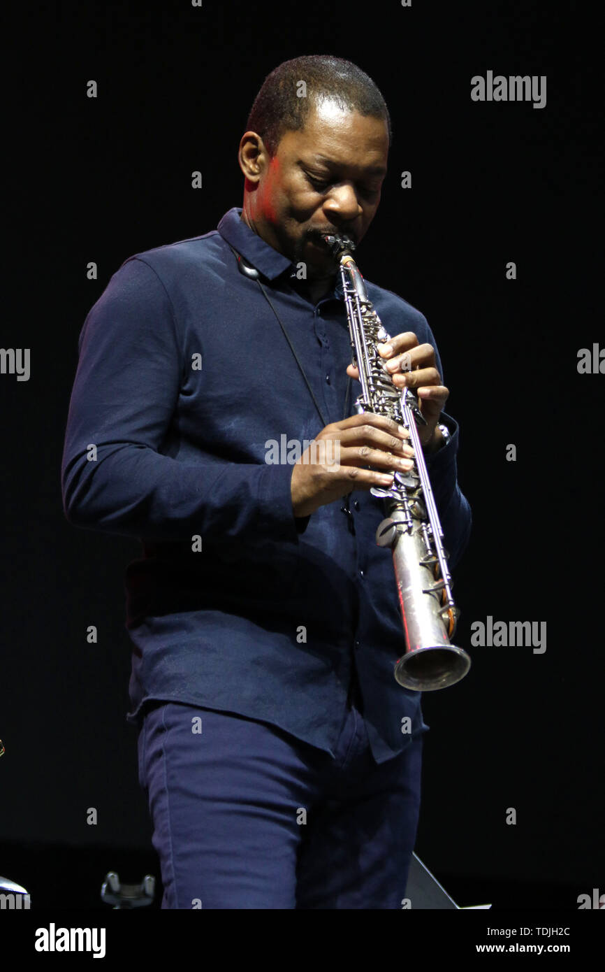 June 15, 2019 - New York City, New York, U.S. - Jazz saxophonist RAVI ...