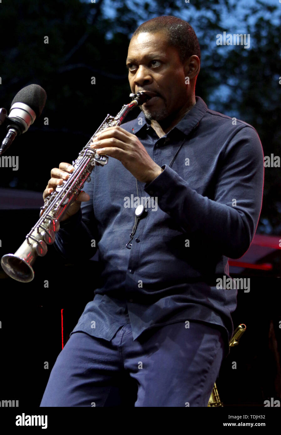 June 15, 2019 - New York City, New York, U.S. - Jazz saxophonist RAVI ...