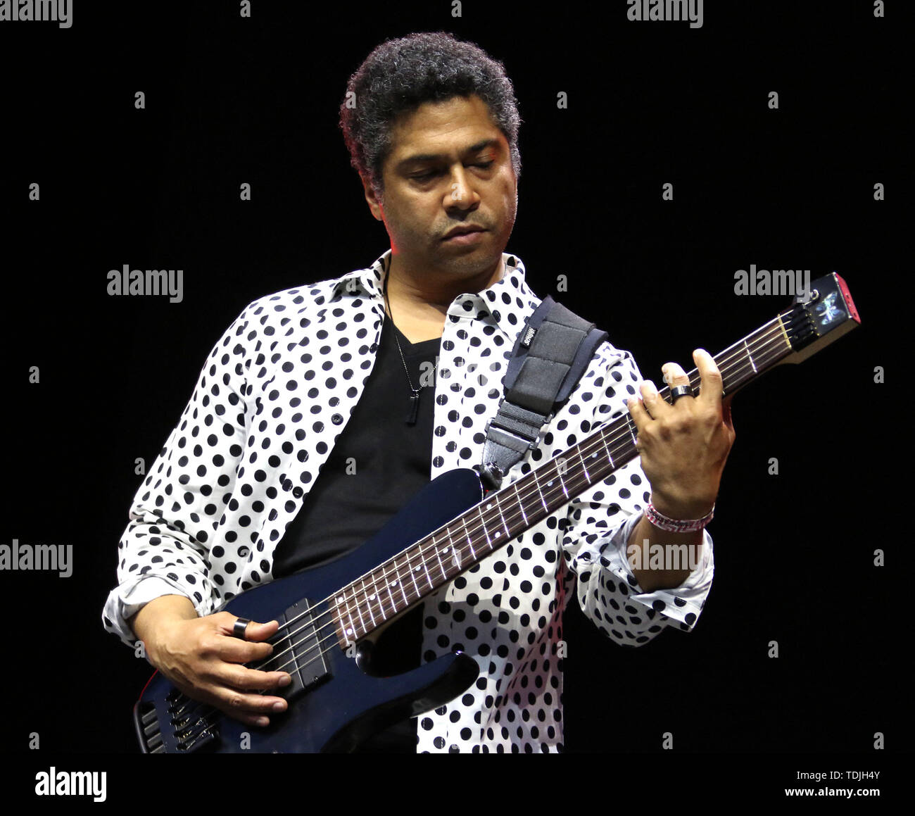 June 15, 2019 - New York City, New York, U.S. - Bassist MATTHEW ...