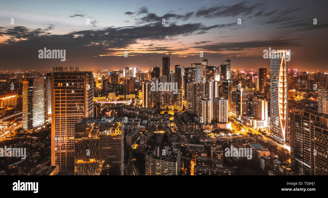 The picture is taken in the heart of Chengdu Stock Photo - Alamy