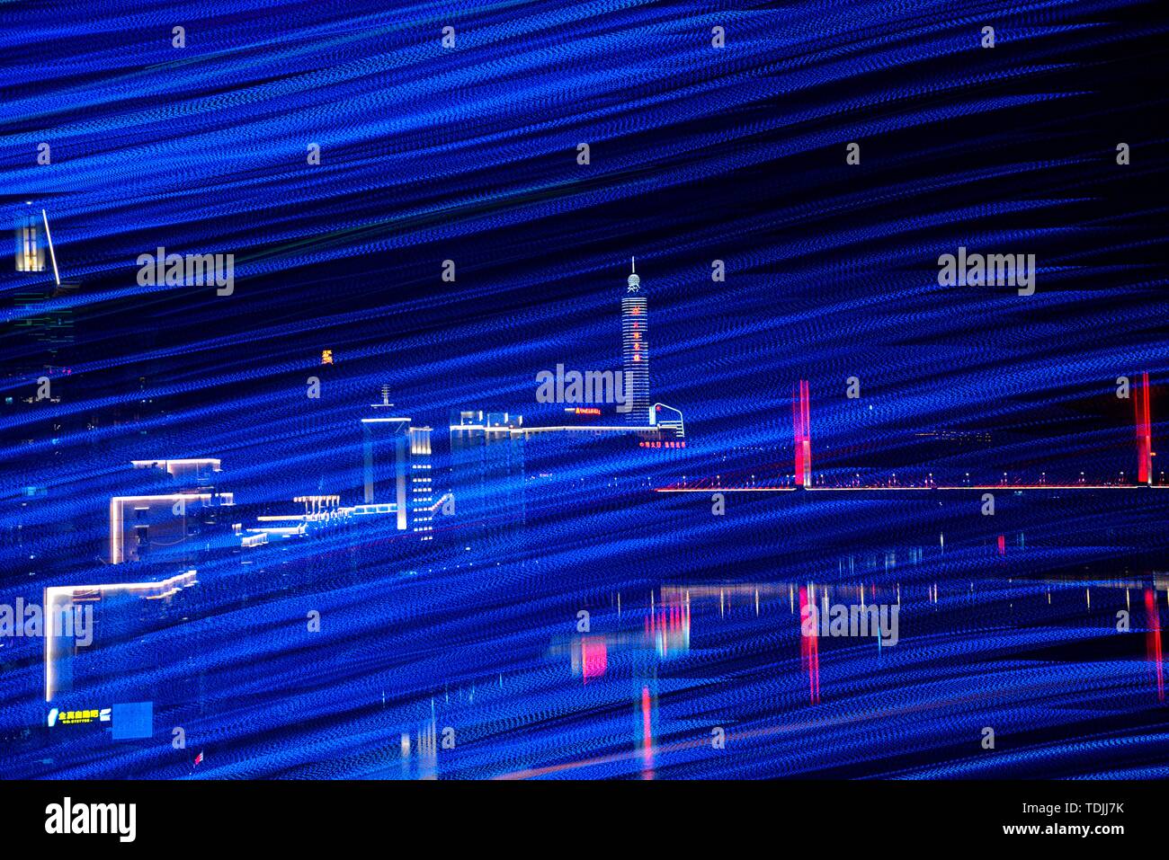City Lights Show Stock Photo - Alamy