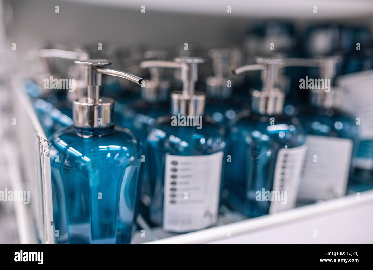 Bath utensils, body wash material Stock Photo - Alamy