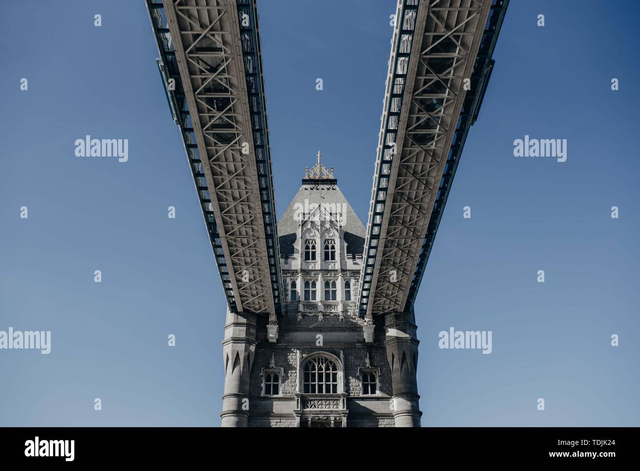 Beautiful shot of the London Bridge from below Stock Photo - Alamy