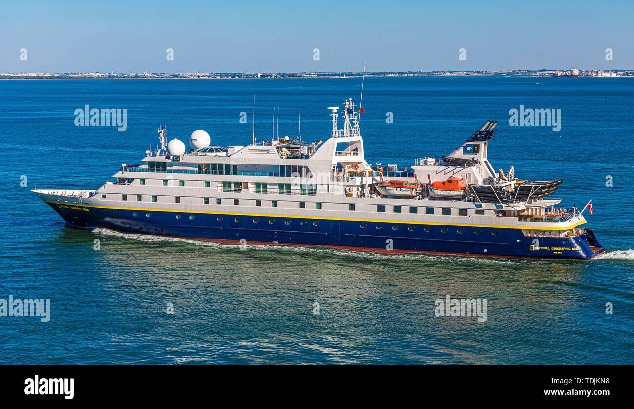 LISBON, PORTUGAL - September 28, 2016: The MV Orion was renamed ...