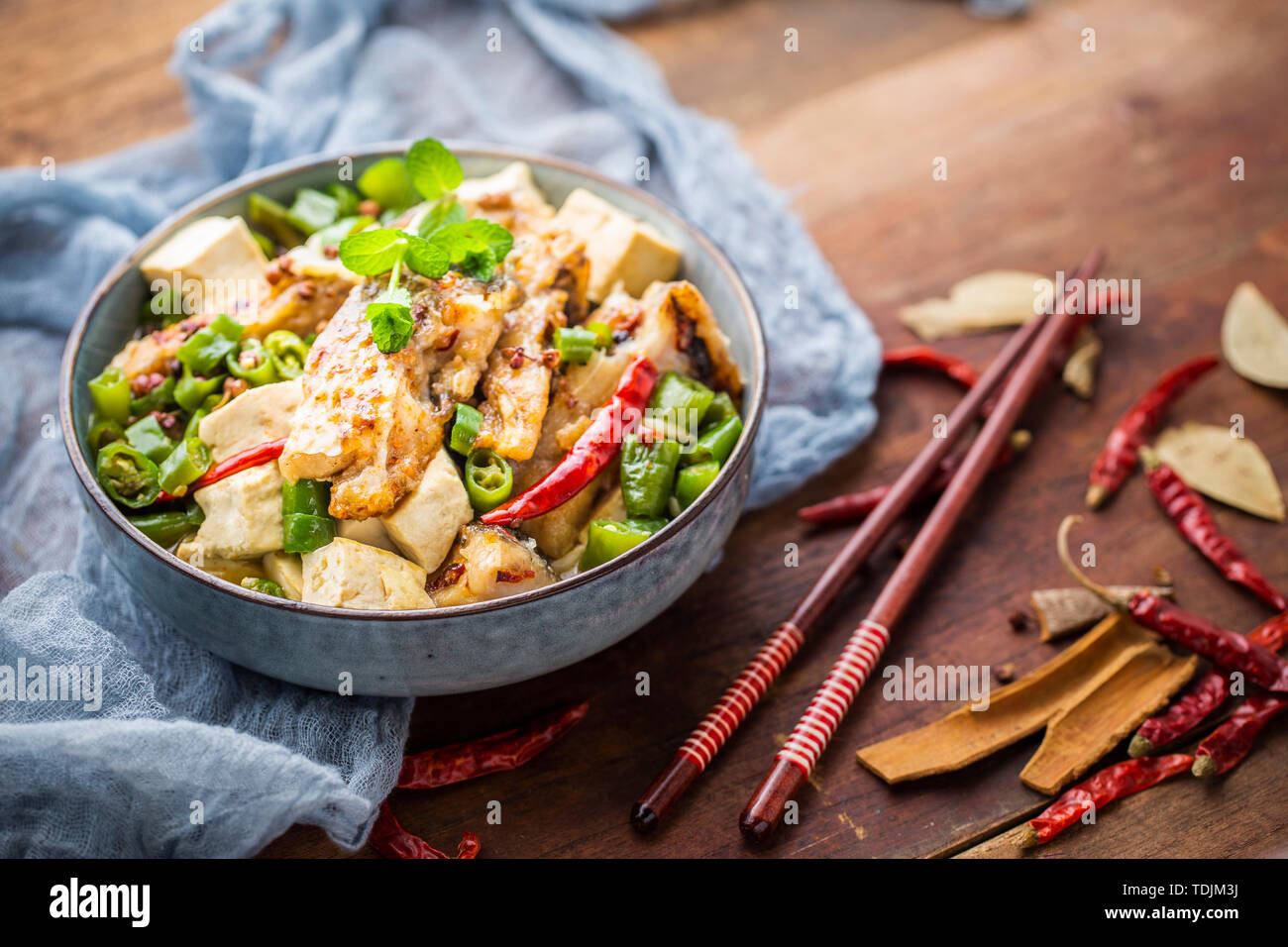 Rattan pepper fish Stock Photo - Alamy