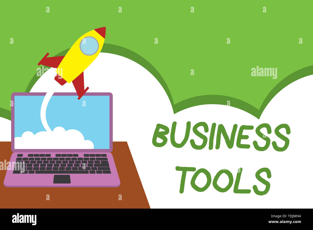 Text sign showing Business Tools. Business photo showcasing Marketing ...