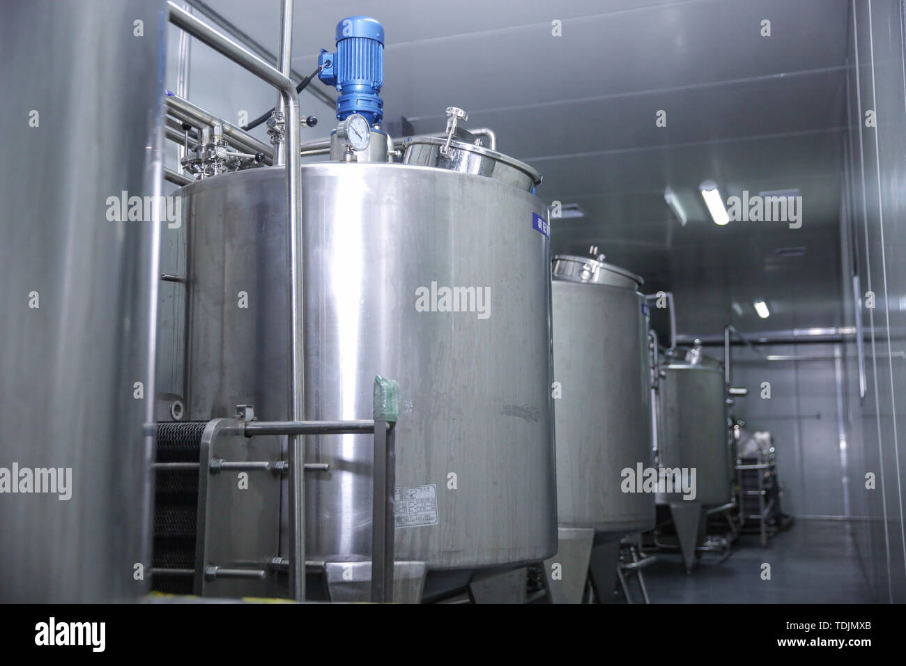 Beverage canning workshop Stock Photo - Alamy