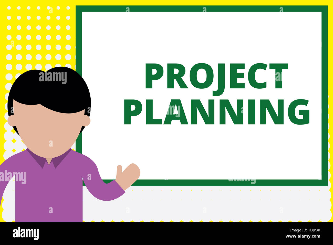 Text sign showing Project Planning. Business photo text schedules such ...