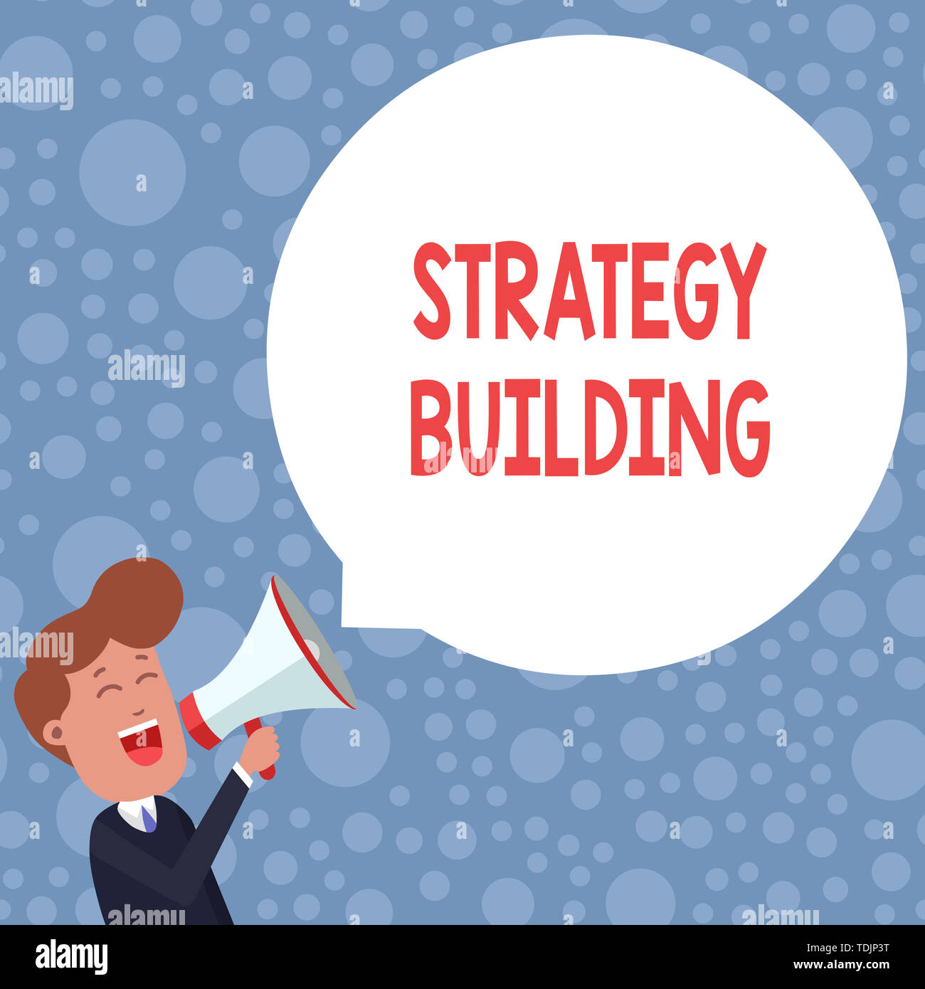 Conceptual hand writing showing Strategy Building. Concept meaning ...