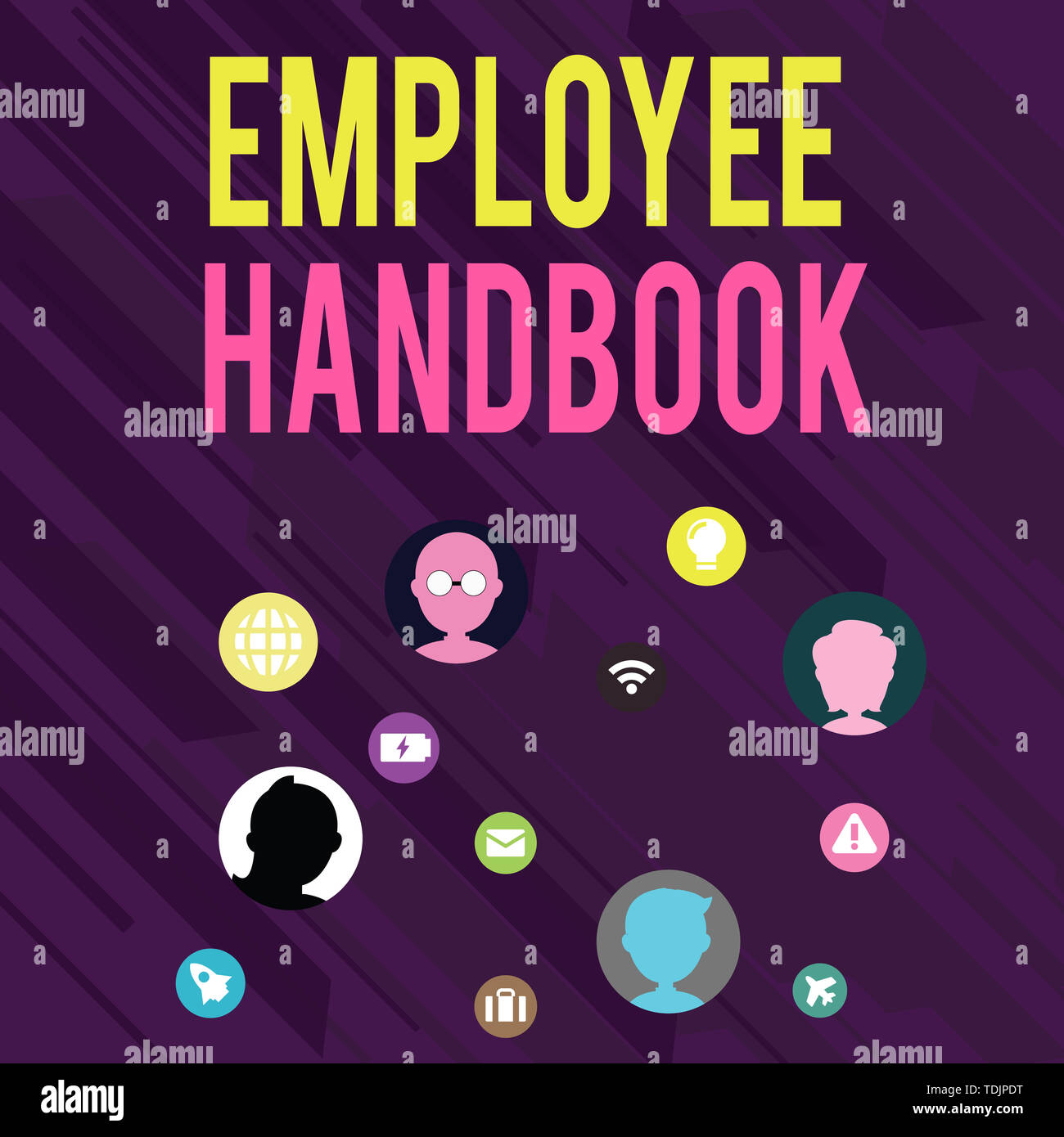 Conceptual hand writing showing Employee Handbook. Concept meaning ...