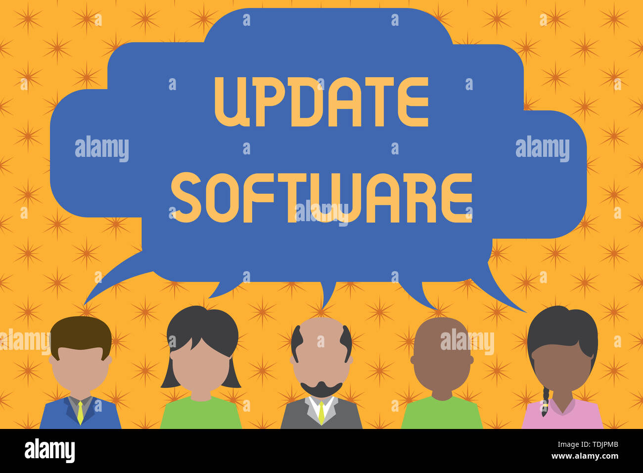 Word writing text Update Software. Business photo showcasing replacing program with a newer ...