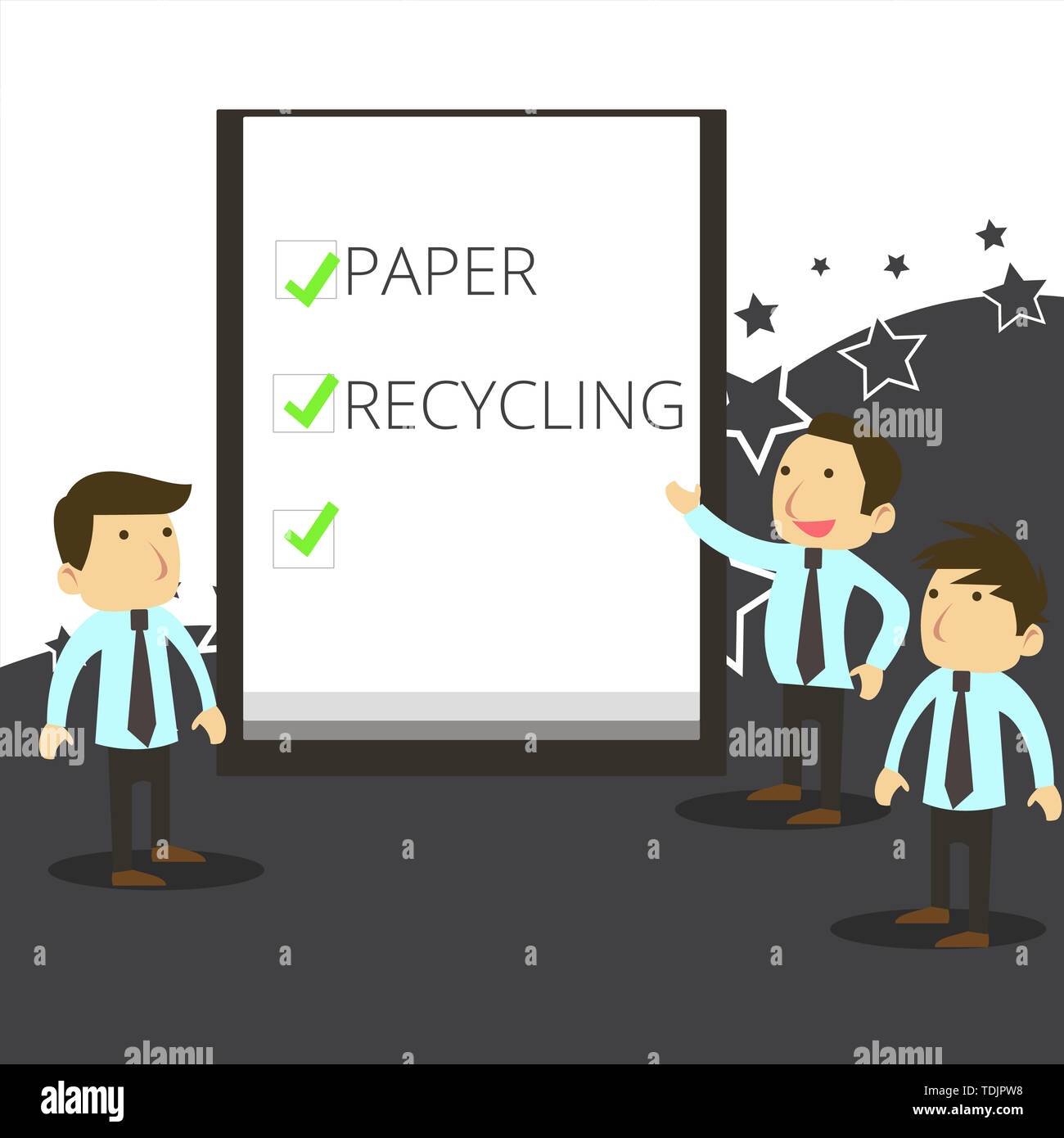 Handwriting text writing Paper Recycling. Conceptual photo Using the ...
