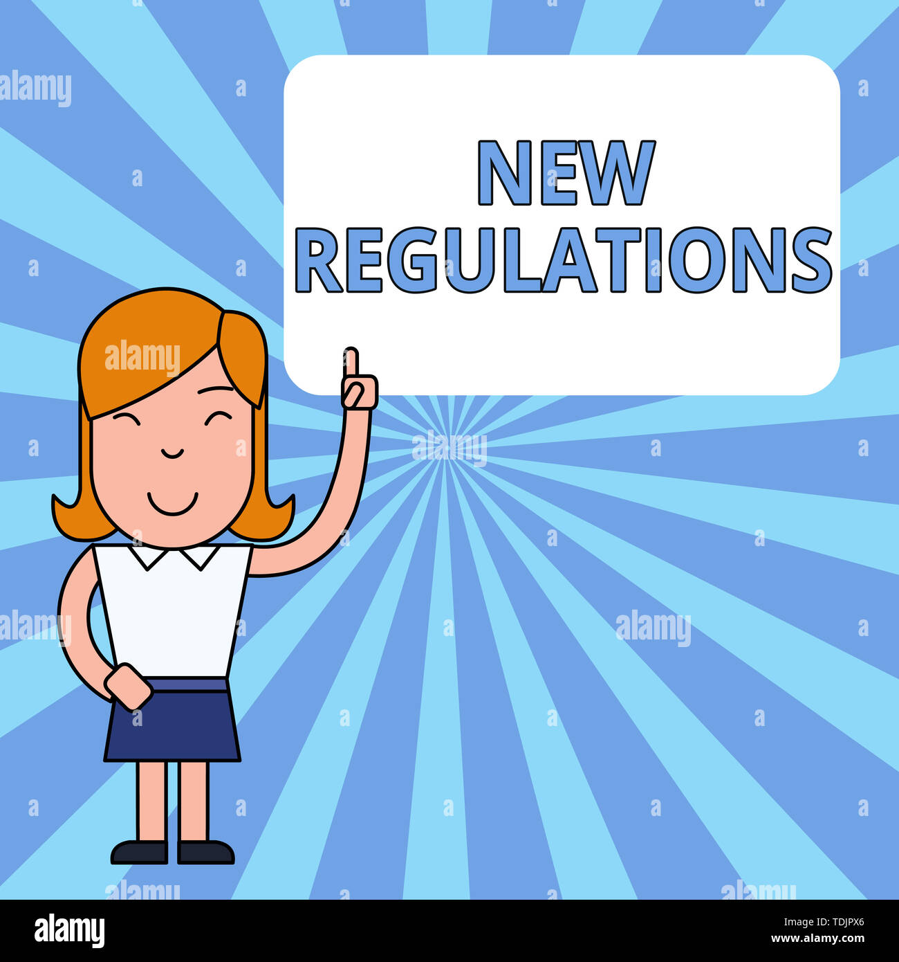 Writing note showing New Regulations. Business concept for Regulation ...