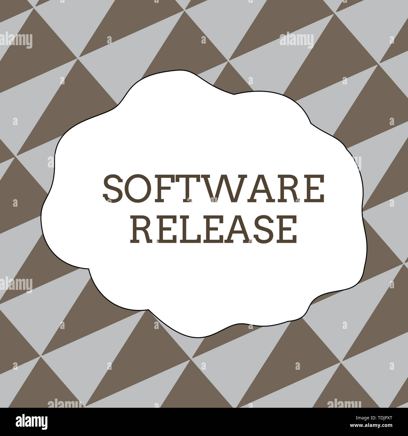 Writing note showing Software Release. Business concept for sum of ...