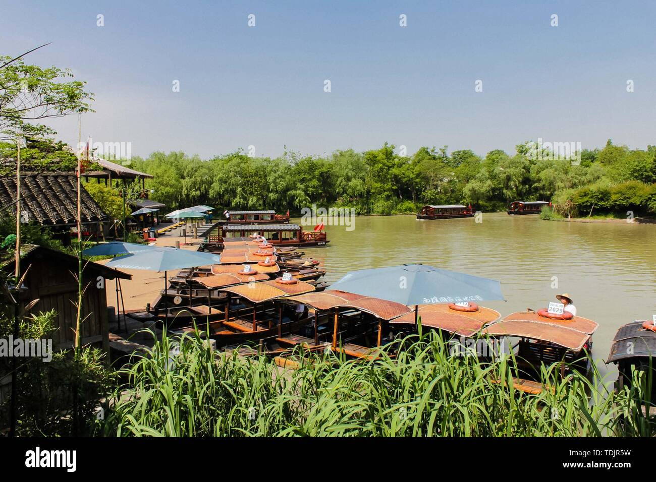 Scenery of Xixi Wetland Park in Hangzhou Stock Photo - Alamy