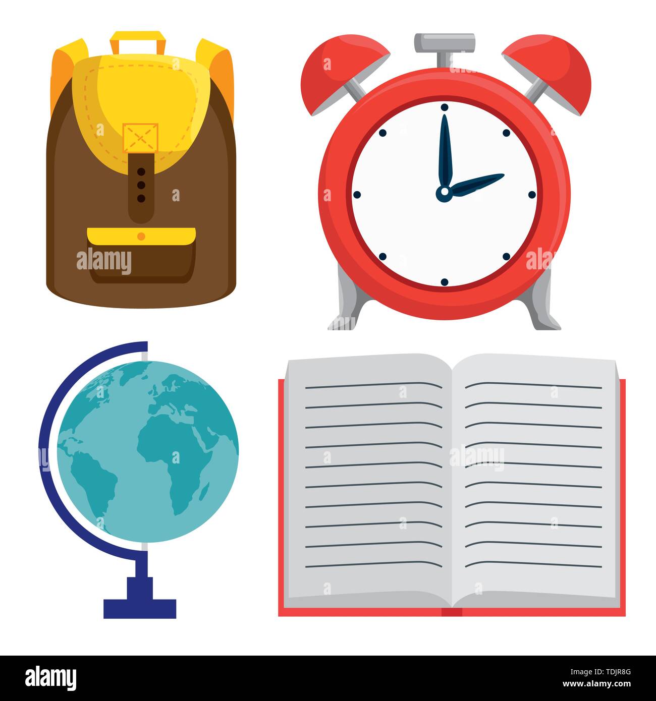 Elementary school classroom map Cut Out Stock Images & Pictures - Alamy