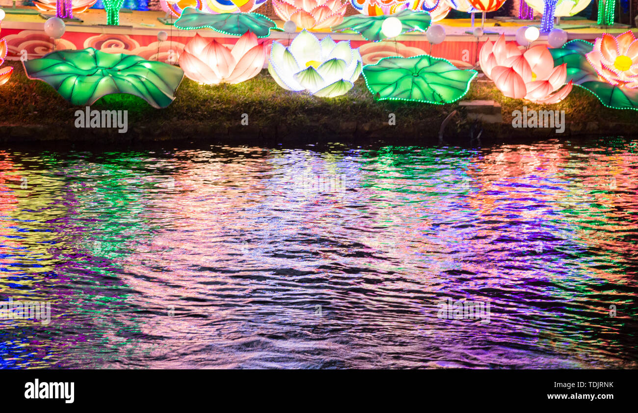 Chinese traditional lantern exhibition Stock Photo - Alamy