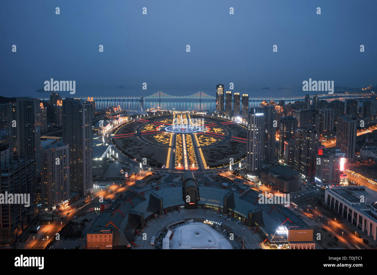 Dalian xinghai square Stock Photo - Alamy