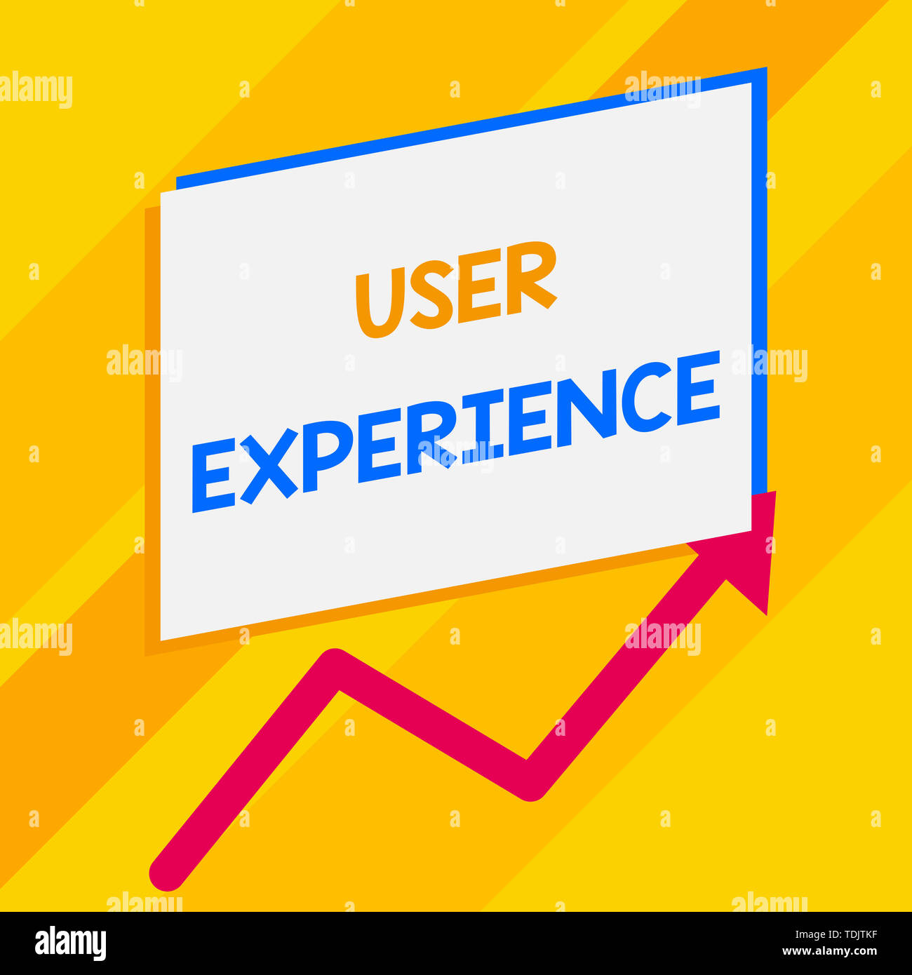 Conceptual hand writing showing User Experience. Concept meaning using website especially in ...