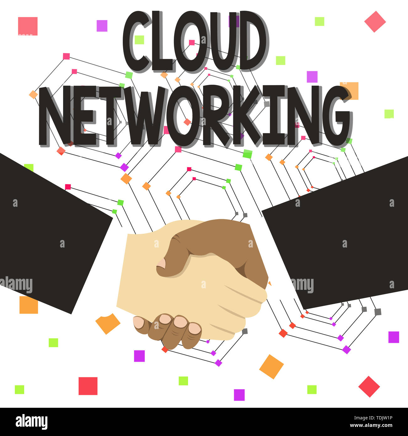Text Sign Showing Cloud Networking Business Photo Text Is Term Describing Access Of Networking