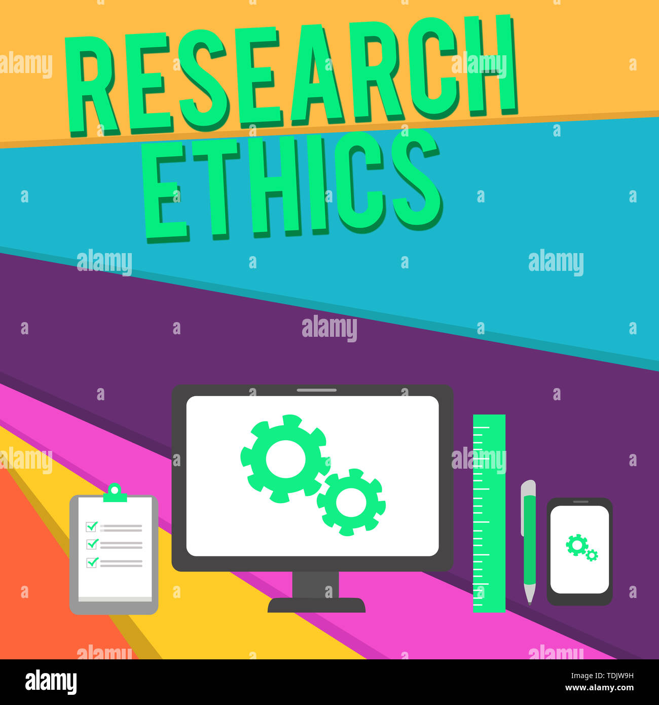 Word writing text Research Ethics. Business photo showcasing interested in the analysis ...