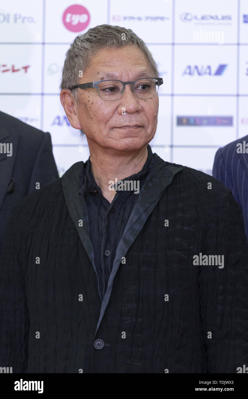 June 16, 2019 - Tokyo, Japan - Japanese filmmaker Takashi Miike poses ...