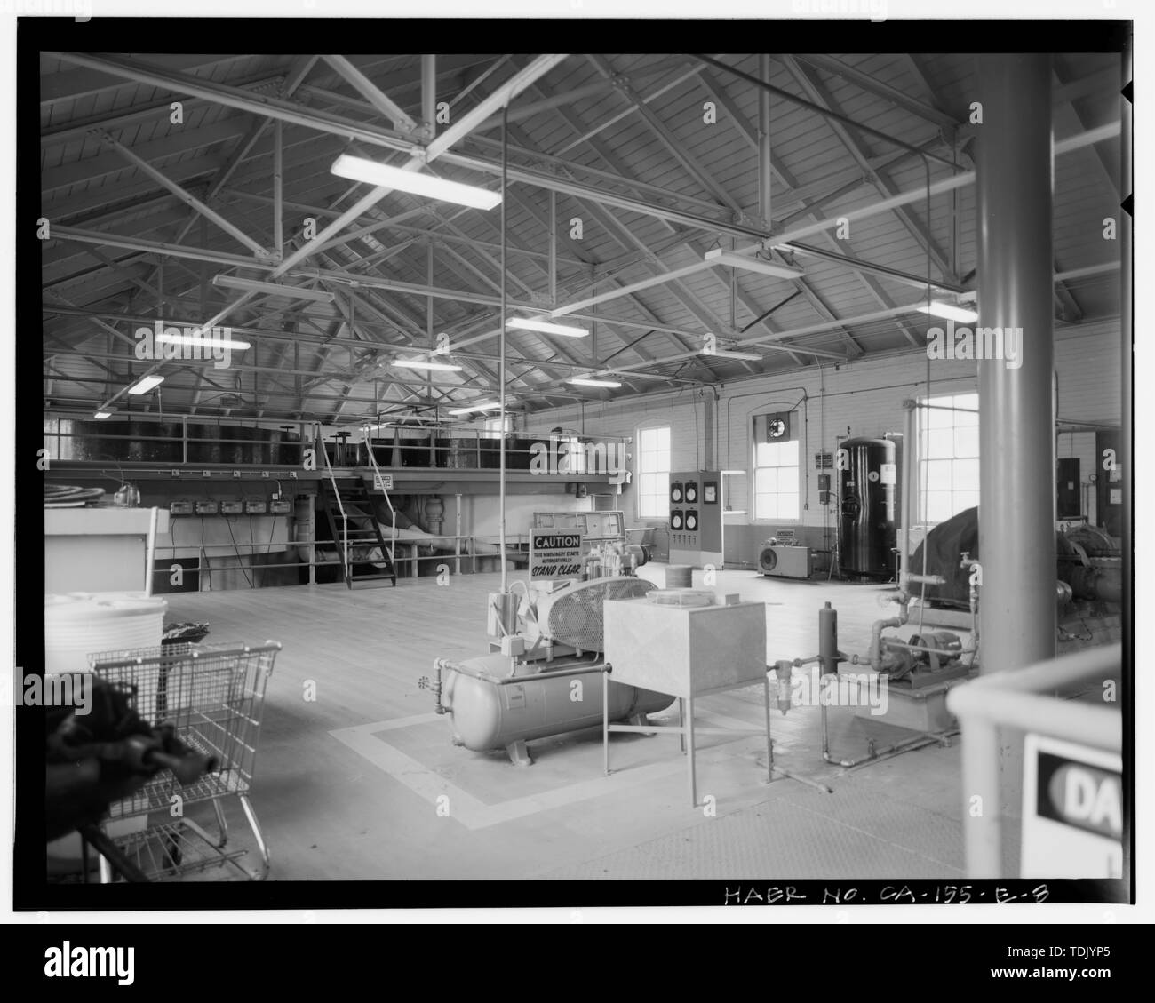 OBLIQUE INTERIOR VIEW OF FILTRATION ROOM IN FILTRATION PLANT (-1773 ...