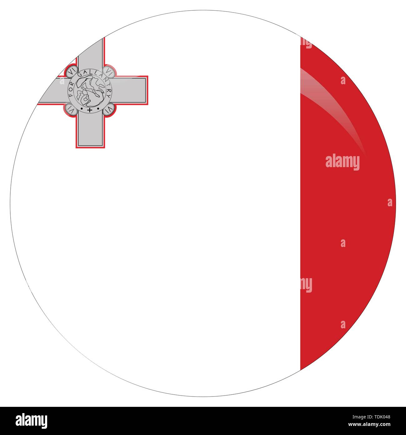 Malta flag vector. original and simple Malta flag isolated in official ...