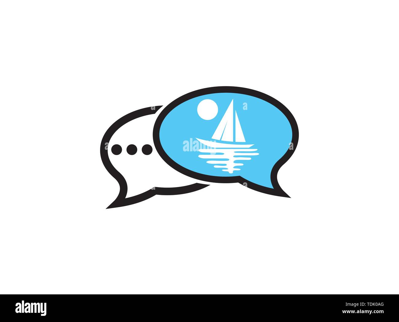 Sealing boat Stock Vector Images - Alamy