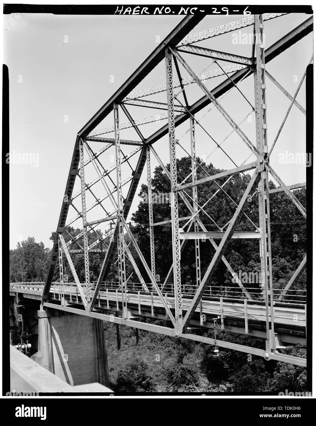 OBLIQUE VIEW OF HIP AND TRUSS SYSTEM - McGirt's Bridge, Spanning Cape ...