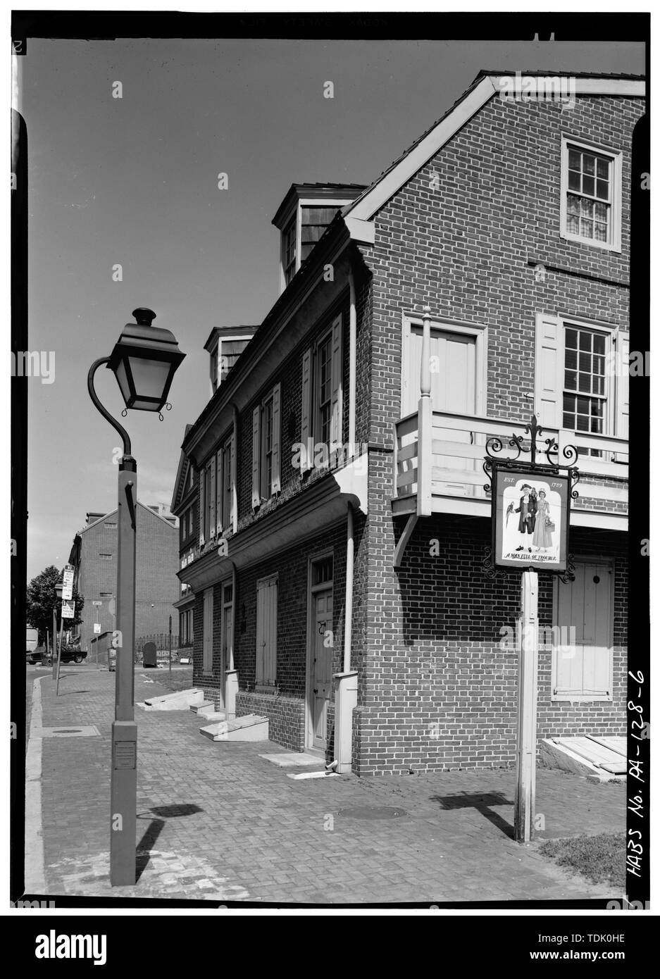 OBLIQUE VIEW OF HOUSES, FROM SOUTHEAST. Taken May, 1972 - Stafford's ...