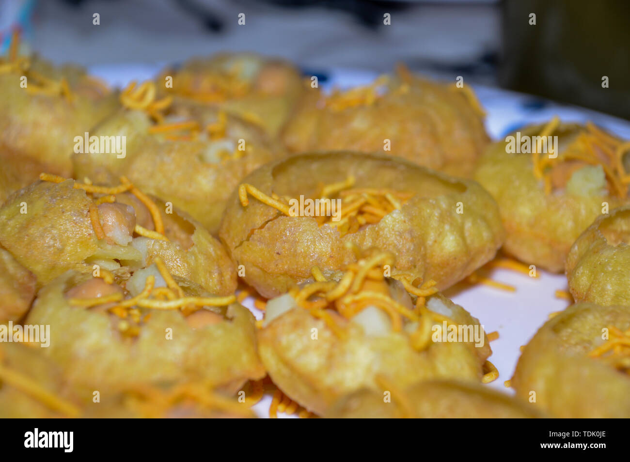 Pani puri street food hi-res stock photography and images - Alamy