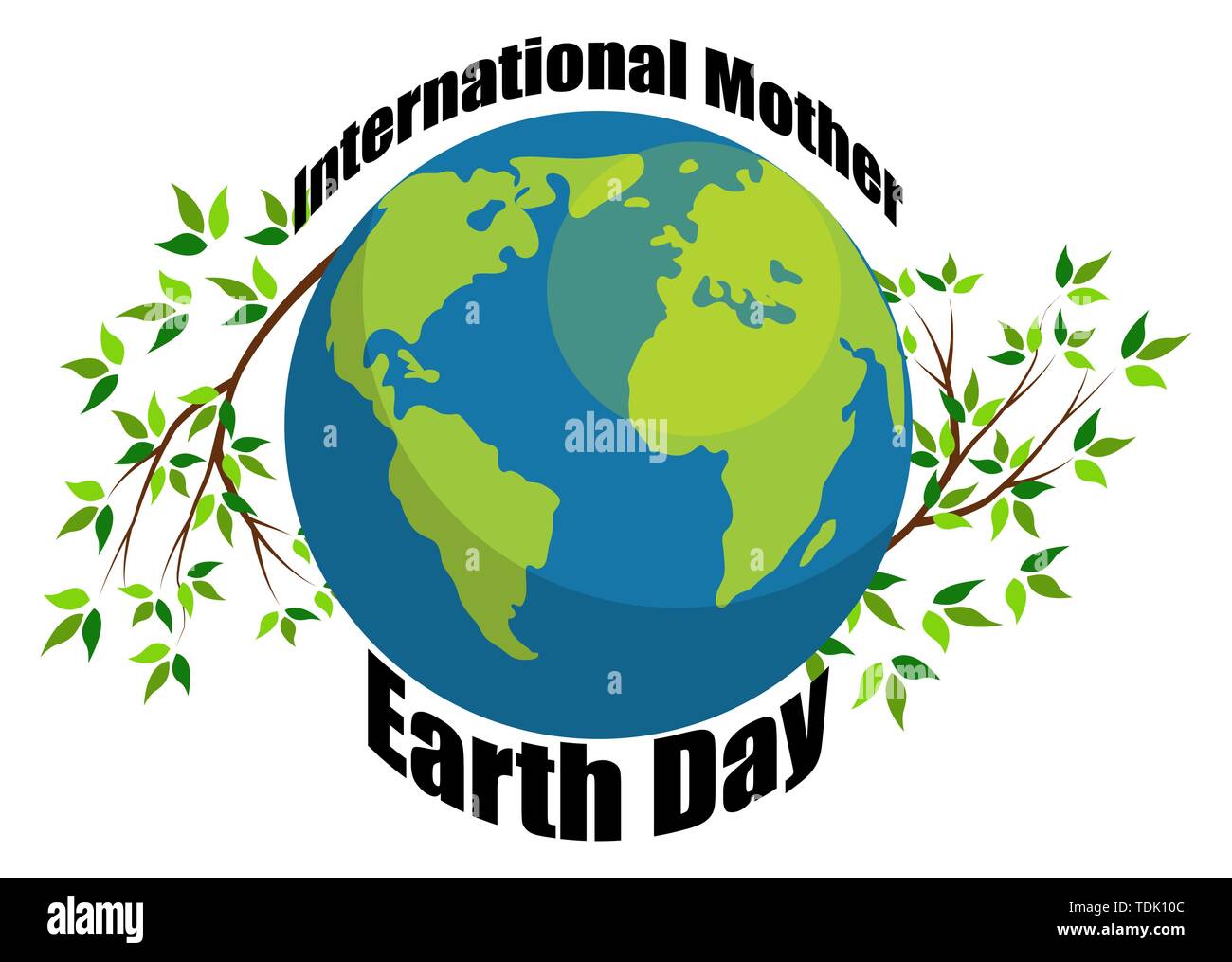 Earth Day. Eco friendly ecology concept. Earth day flat concept. World ...