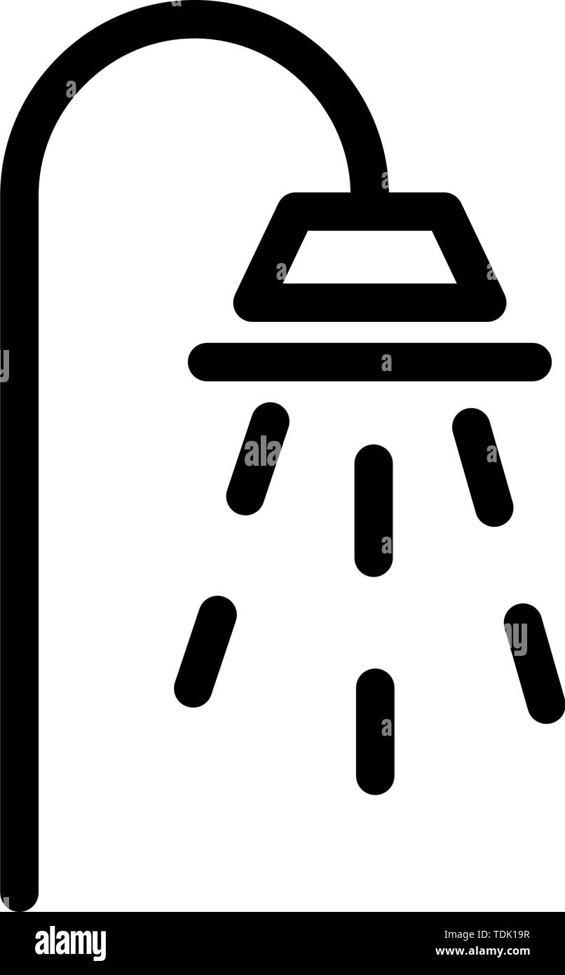 Shower Icon Vector Stock Vector Image & Art - Alamy