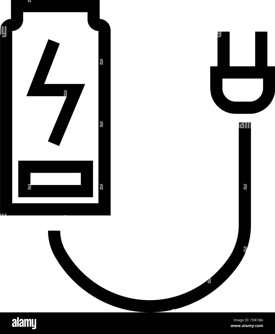 Charging Station Icon Vector Stock Vector Image & Art - Alamy