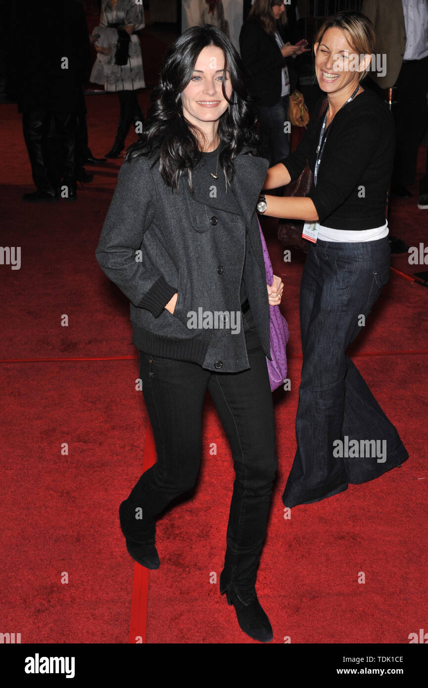 LOS ANGELES, CA. December 11, 2008: Courteney Cox at the premiere of ...