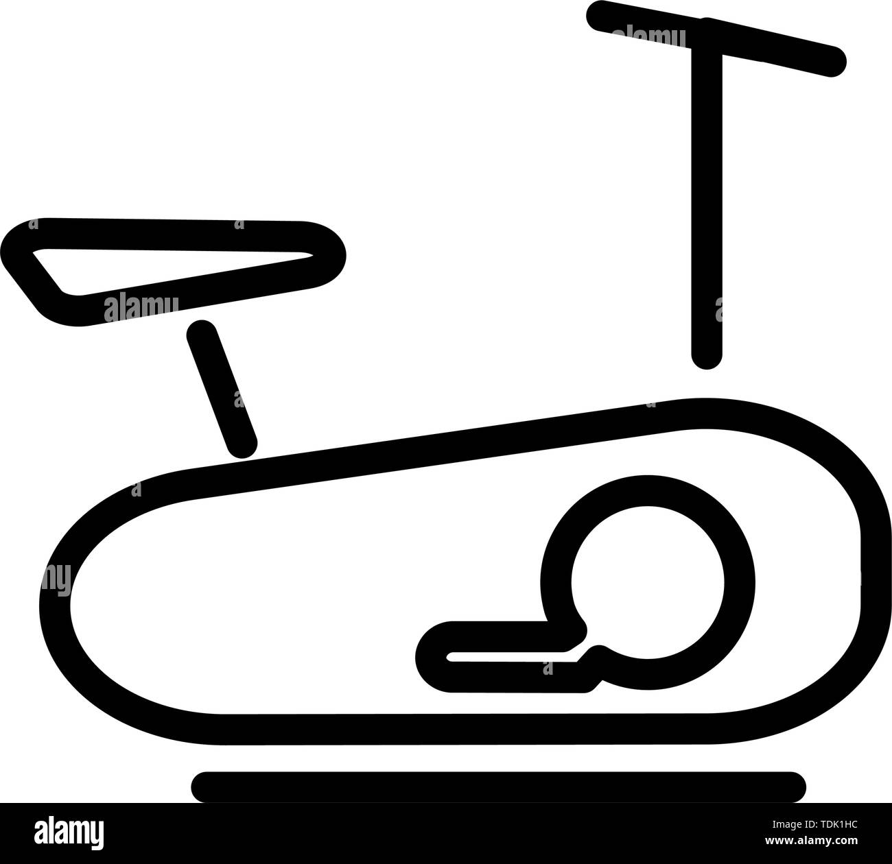 Stationary Bike Icon Vector Stock Vector Image & Art - Alamy