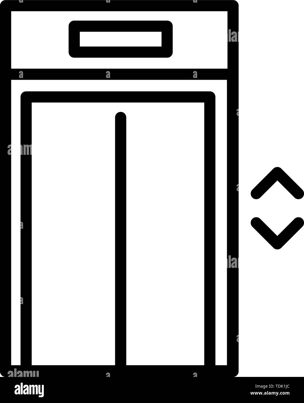 Elevator Icon Vector Stock Vector Image & Art - Alamy